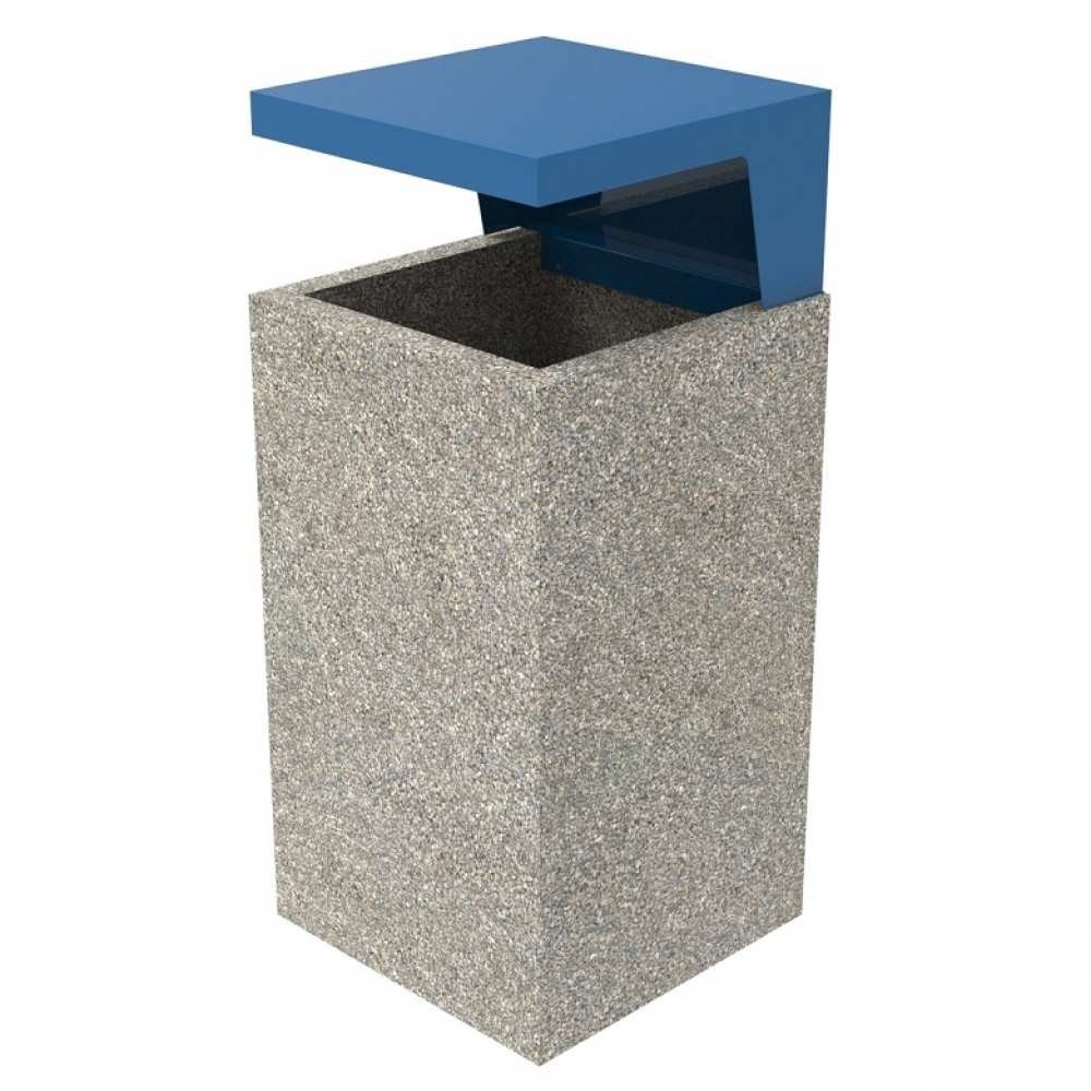 Cos de gunoi stradal colectare selectiva cu 2 recipienti EASY-DOUBLE-1