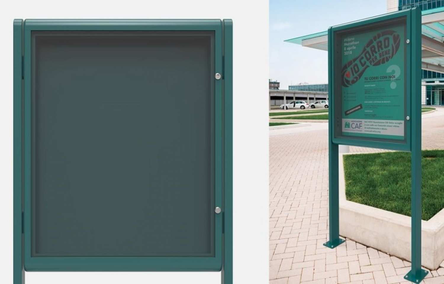 Panou informativ stradal mono sau bifacial SIRYA